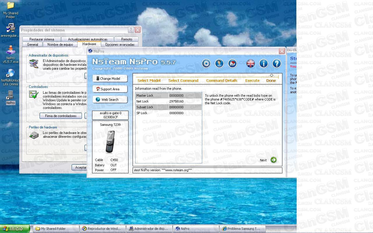 Problema Samsung T239 Unlock Failed Nspro - Clan GSM - Unión de los ...