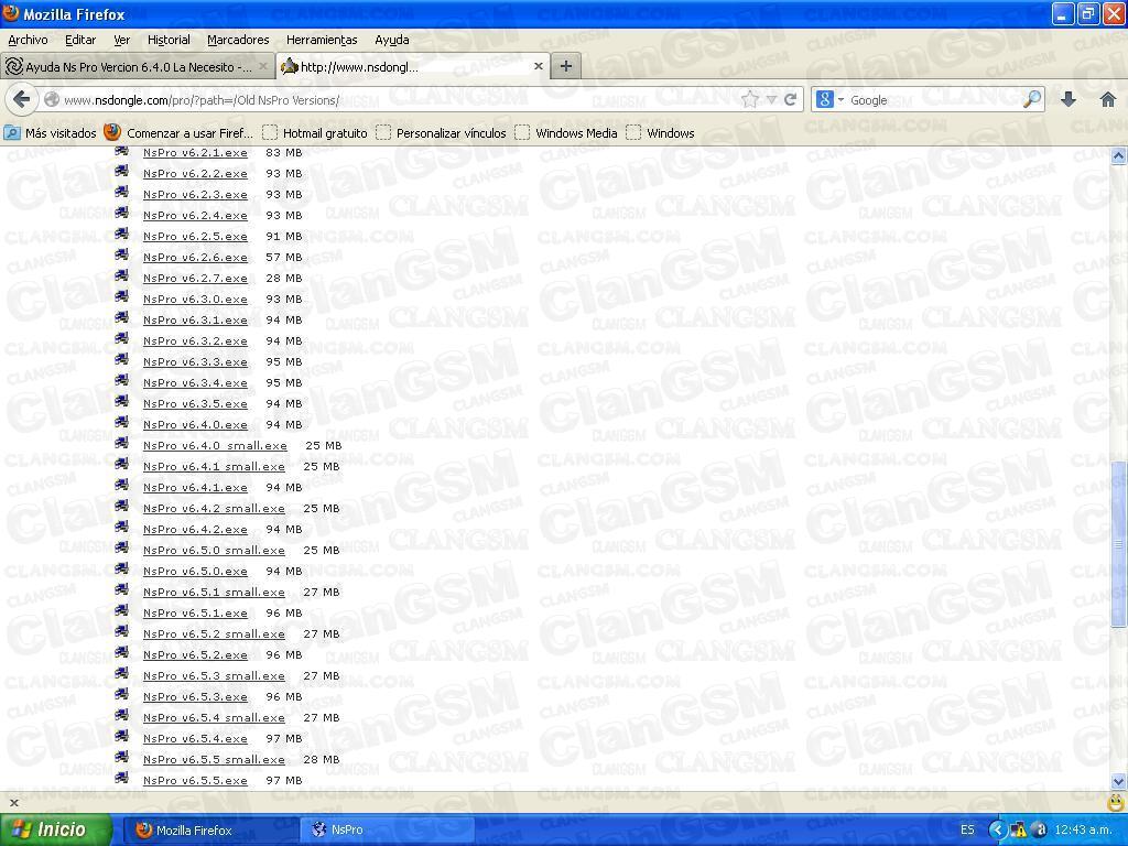 Ayuda Ns Pro Vercion 6.4.0 La Necesito - Clan GSM - Unión de los ...