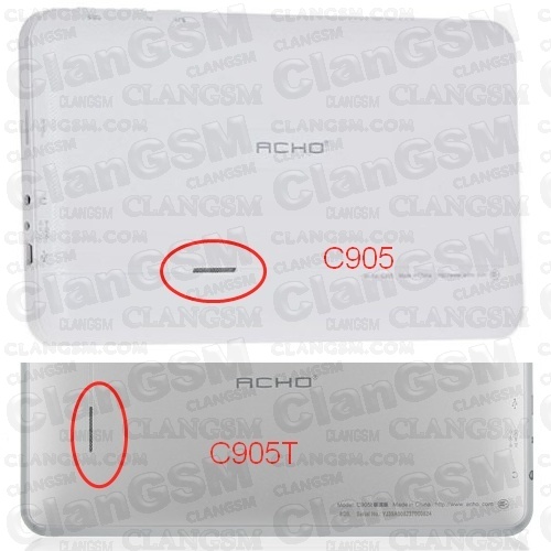 Aporte. Fimware Tablet Acho C905 - Clan GSM - Unión de los Expertos en ...