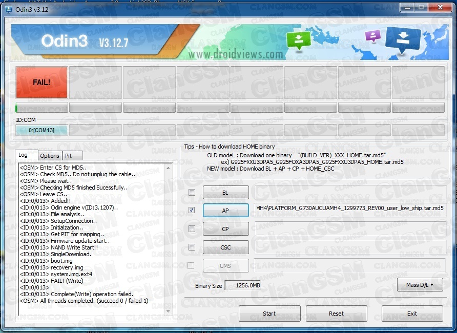 Samsung G730a Sw Rev Check Fail Fused 2 Binary 1 - Clan GSM - Unión de los Expertos en Telefonía ...