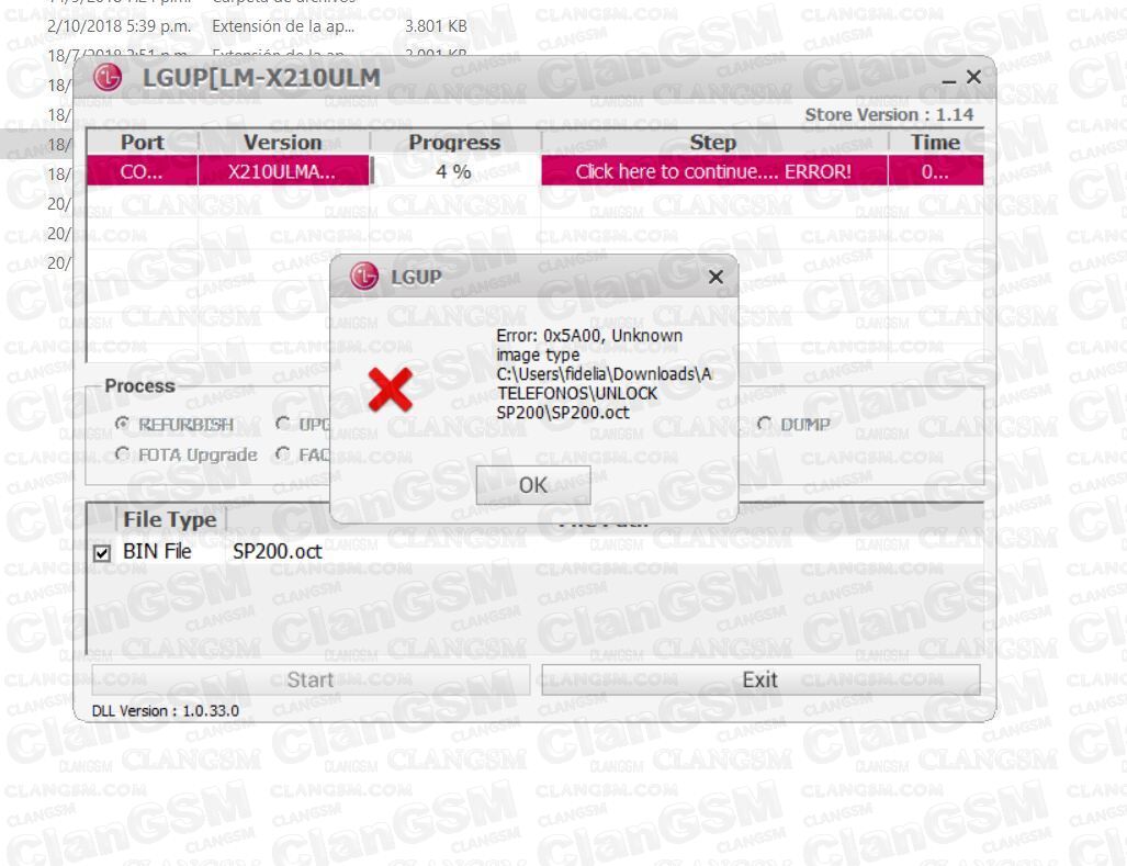 Solucion Pantalla Desfazada Lg Sp200 Version 14c - Clan GSM - Unión de ...