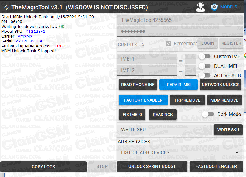 Ayuda Errores Con The Magic Tool - Clan GSM - Unión de los Expertos en ...