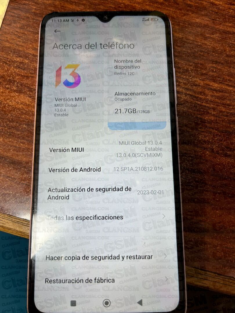 F4 Redmi 12c Con Umt Mtk - Clan GSM - Unión de los Expertos en Telefonía Celular