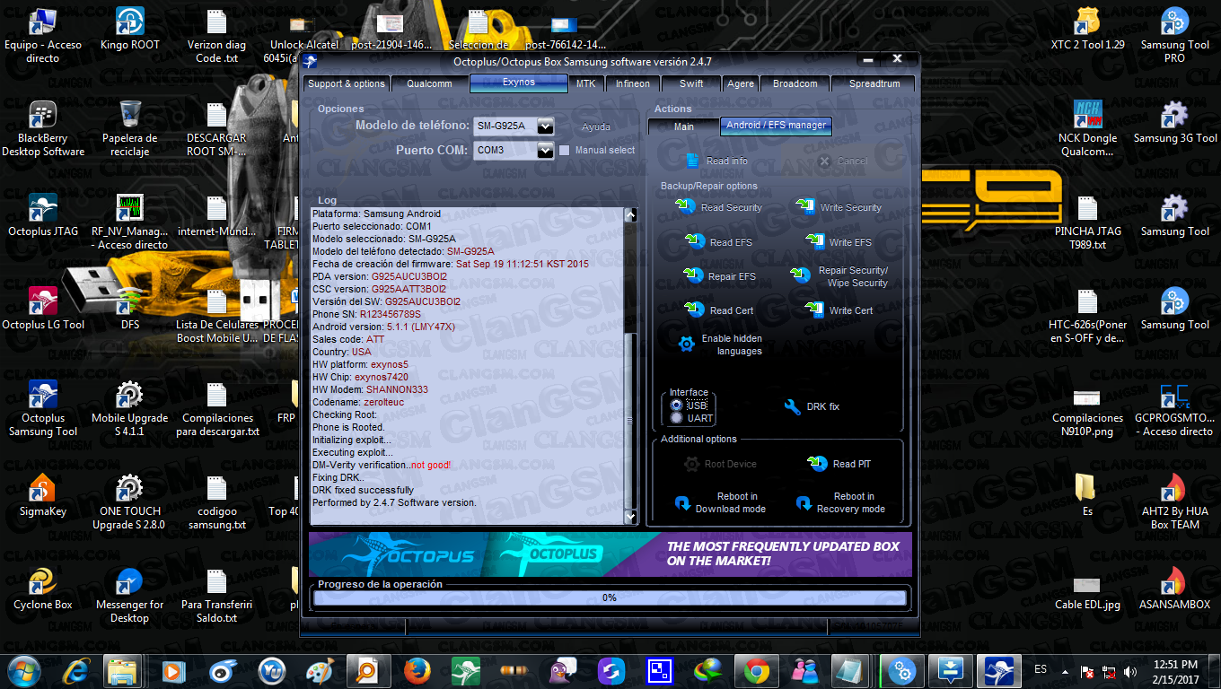G925a 6.0.1 Drk Failed Ahora En Factory Binary - Clan GSM - Unión de ...