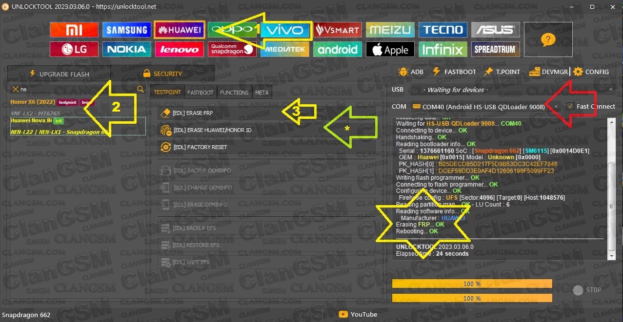 Huawei Nen-lx3 Nova 8i Frp & Honor Id Con Unlocktool - Clan GSM - Unión de los Expertos en ...
