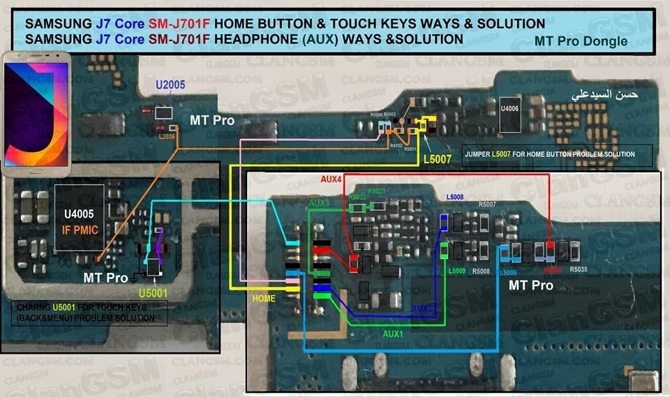 Problema Teclas Tactiles Samsung J701m - Clan GSM - Unión de los ...