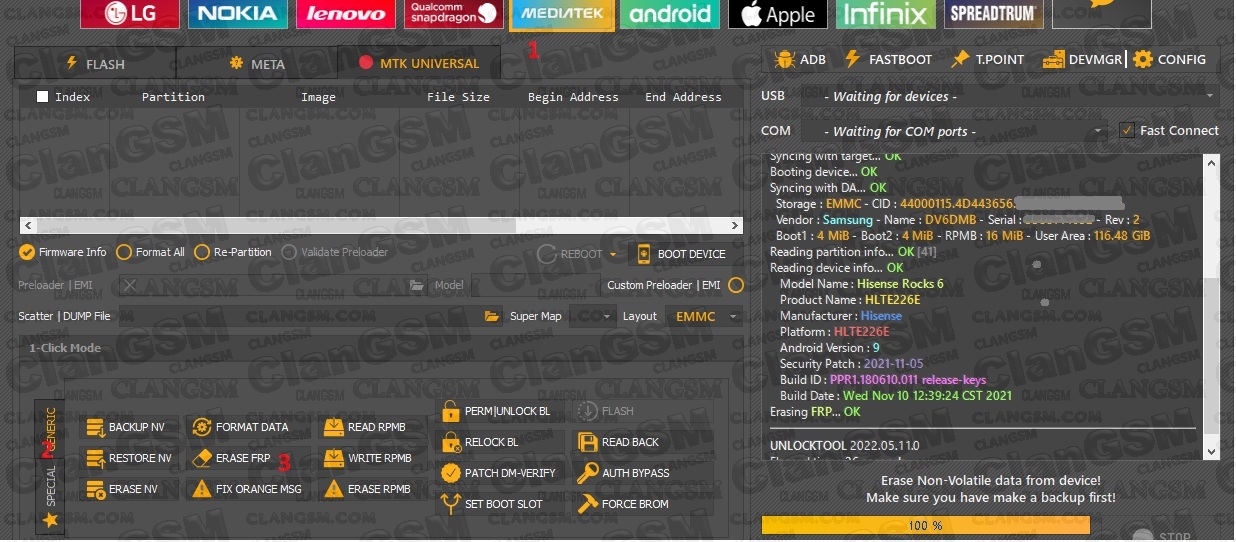 Aporte¡¡¡ Frp Hisense Rocks 6 Hlte226e Unlock Tool - Clan GSM - Unión ...