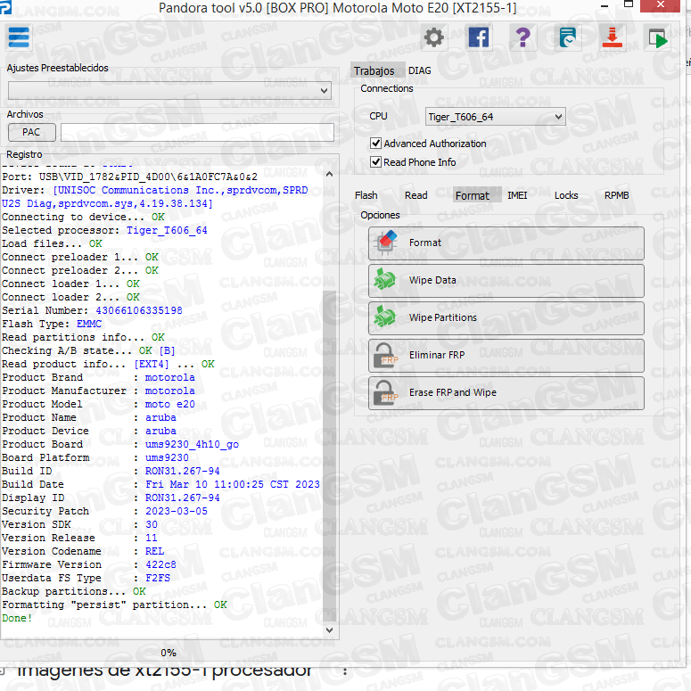 Frp Motorola E20 Xt2155-5 Android 11 - Clan GSM - Unión de los Expertos en Telefonía Celular