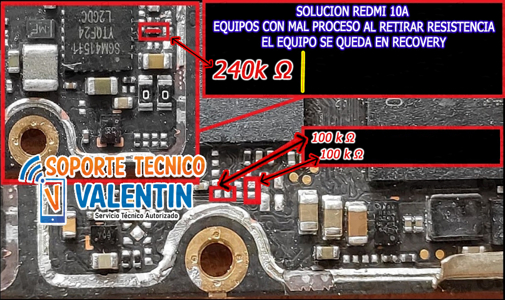 Redmi 10a Resistencia Para Retirar - Clan GSM - Unión de los Expertos ...