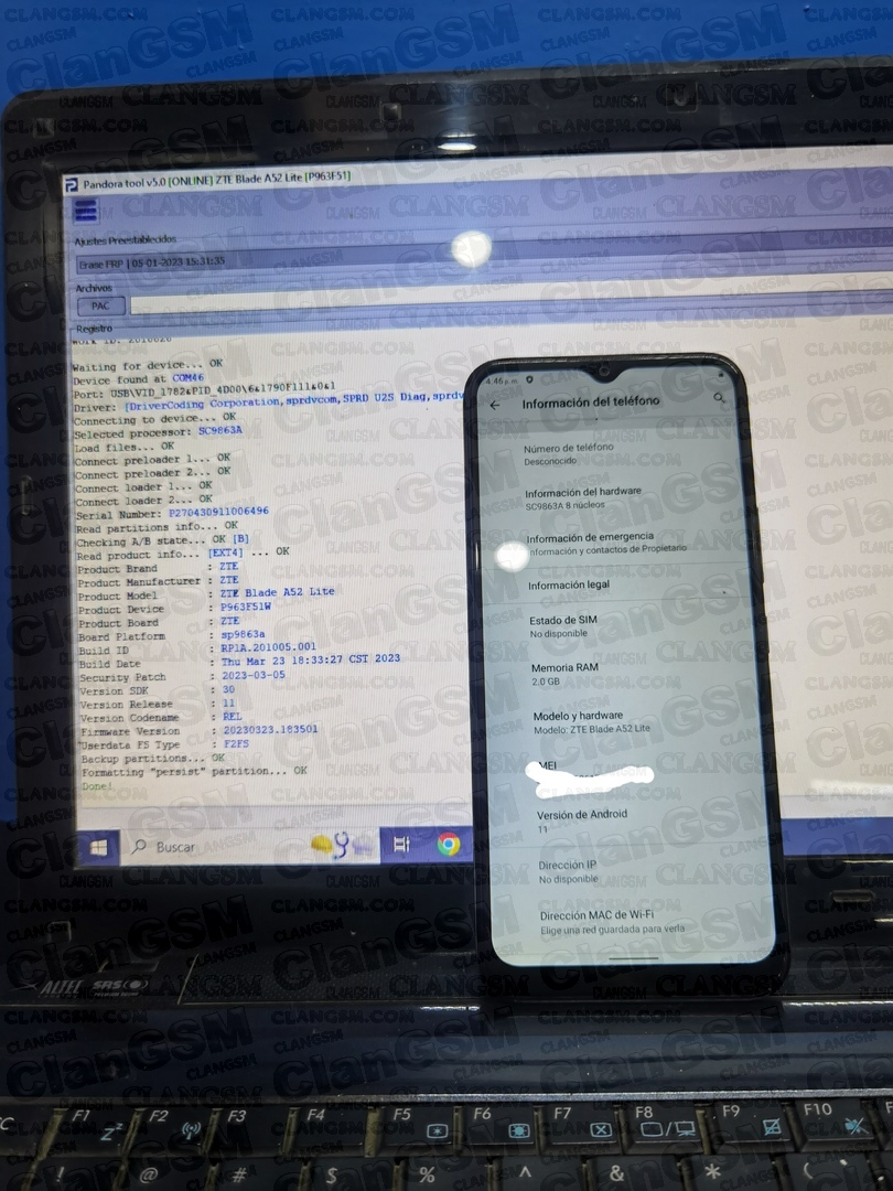 Frp Zte Blade A52 Lite Con Pandora - Clan GSM - Unión de los Expertos ...