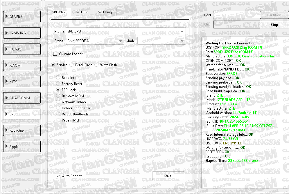 Zte A52 Lite Frp Con Eft Pro - Clan GSM - Unión de los Expertos en ...