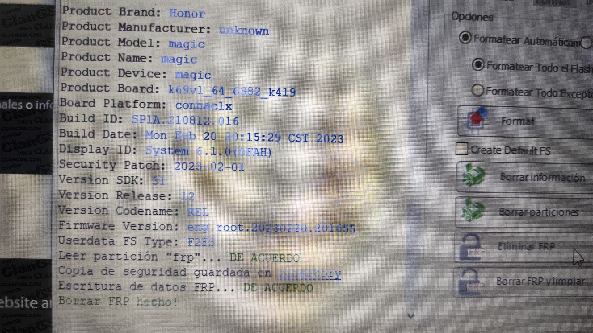Frp Honor X8a Crt-lx3 Con Unlocktool - Clan GSM - Unión de los Expertos en Telefonía Celular
