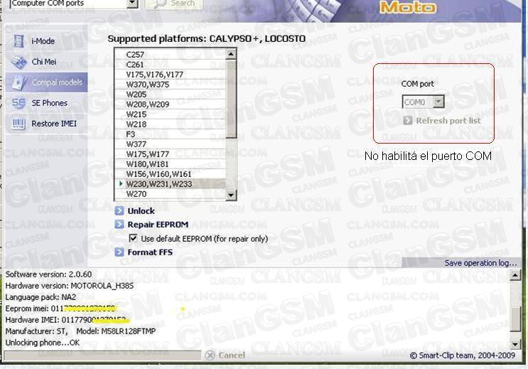 Motorola W233 Tmobile =desbloqueado= - Clan GSM - Unión de los Expertos ...