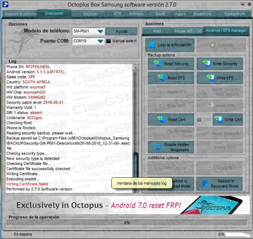 Tab Sm-p601 Reparar Imei Aporte - Clan GSM - Unión de los Expertos en ...