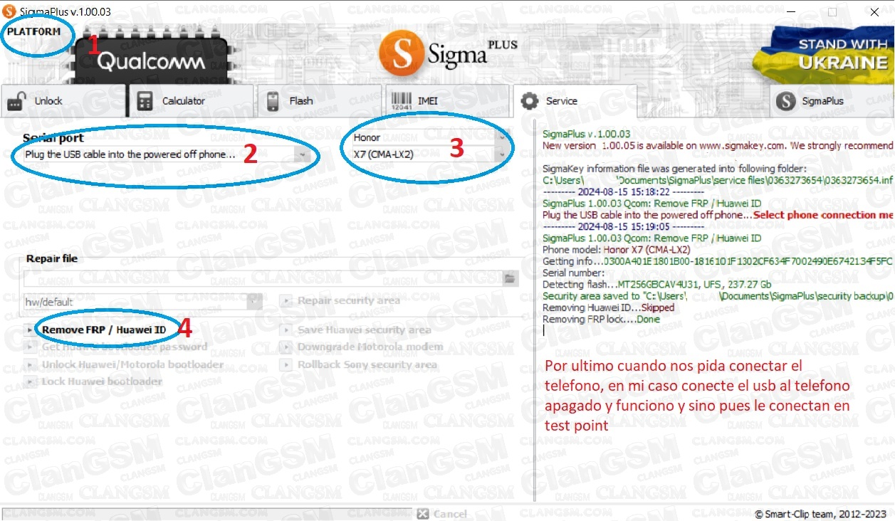 Aporte Frp Honor X7b Clk-lx3 - Clan GSM - Unión de los Expertos en ...