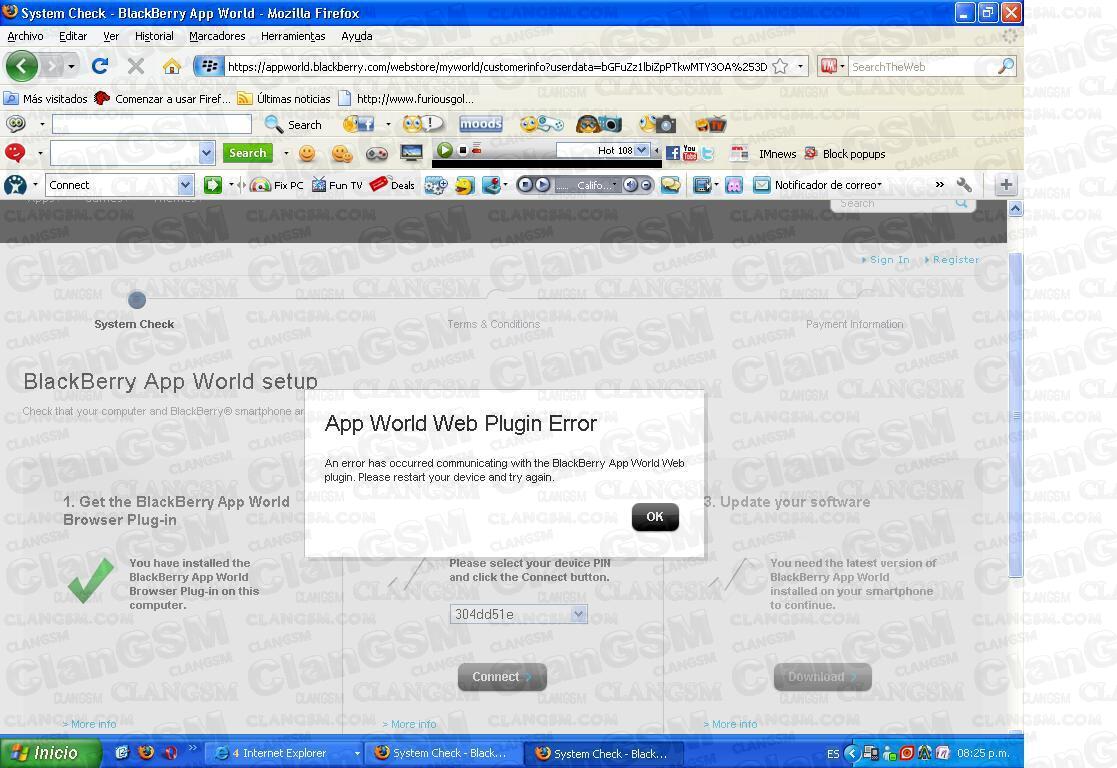 Error Con App World - Clan GSM - Unión de los Expertos en Telefonía Celular