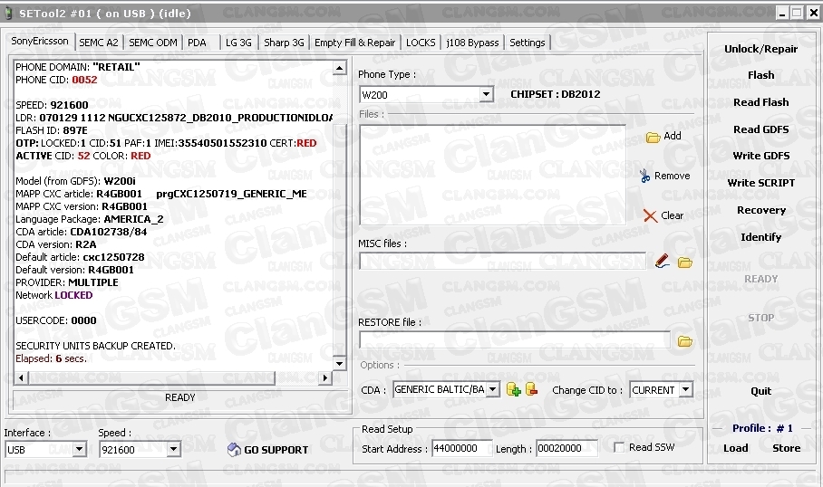 Setool2 V1.1292 - Clan GSM - Unión de los Expertos en Telefonía Celular
