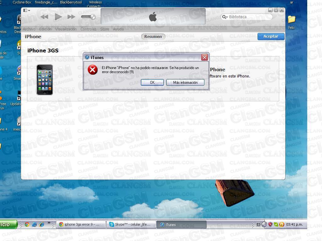 Iphone 3gs Error 9 Y 3014 - Clan GSM - Unión de los Expertos en ...