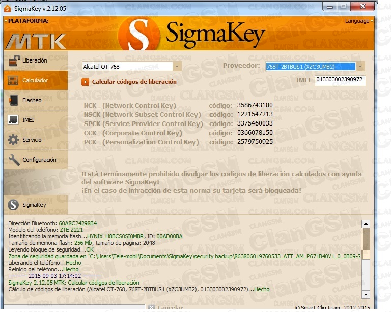 Unlock Zte V768 (explicada) - Clan GSM - Unión de los Expertos en ...