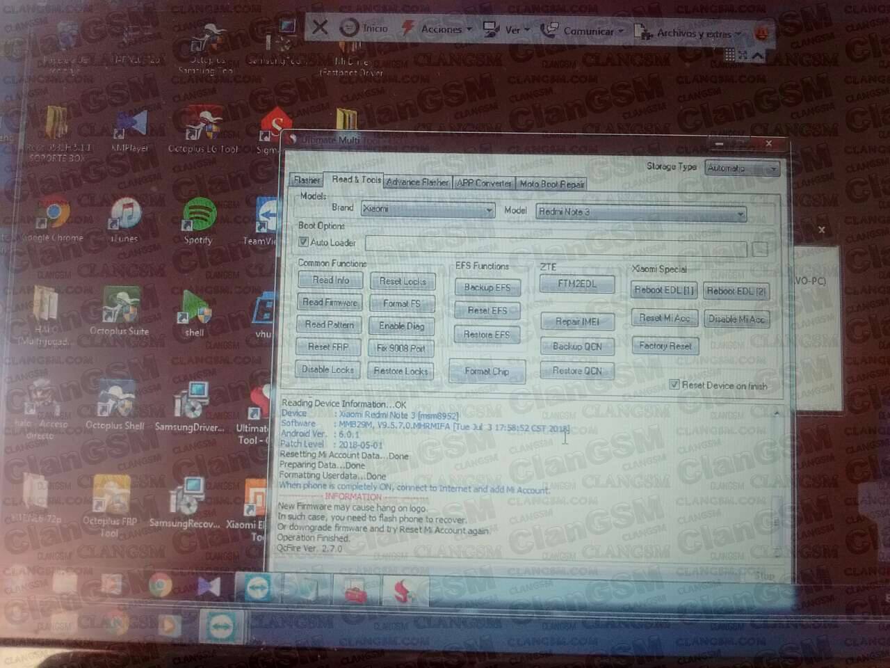 Reseteo De Cuenta Xiaomi Mi Note 3 Pro Con Umt Sin Test Point - Clan ...