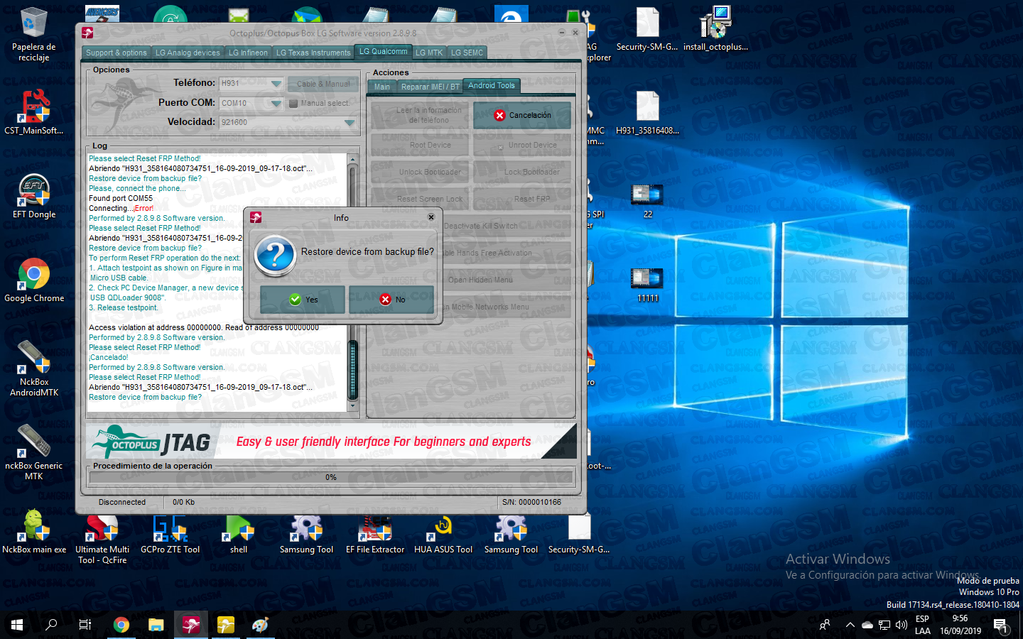 Lg V30 Qualcom 9008 Mode Despues De Frp Por Octopus Frp Tools - Clan ...