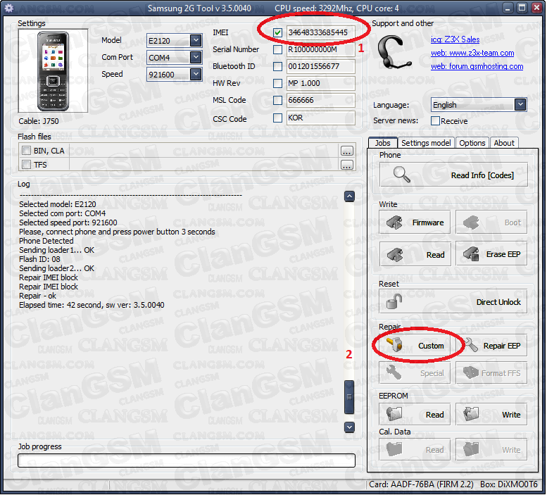 Unlock Y Reparacion Imei Samsung E2120l - Clan GSM - Unión de los ...