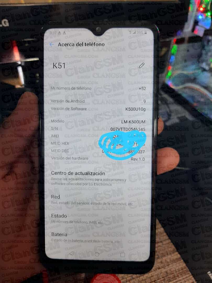 Lg K51 (lm-k500um) Unlock - Clan GSM - Unión de los Expertos en ...
