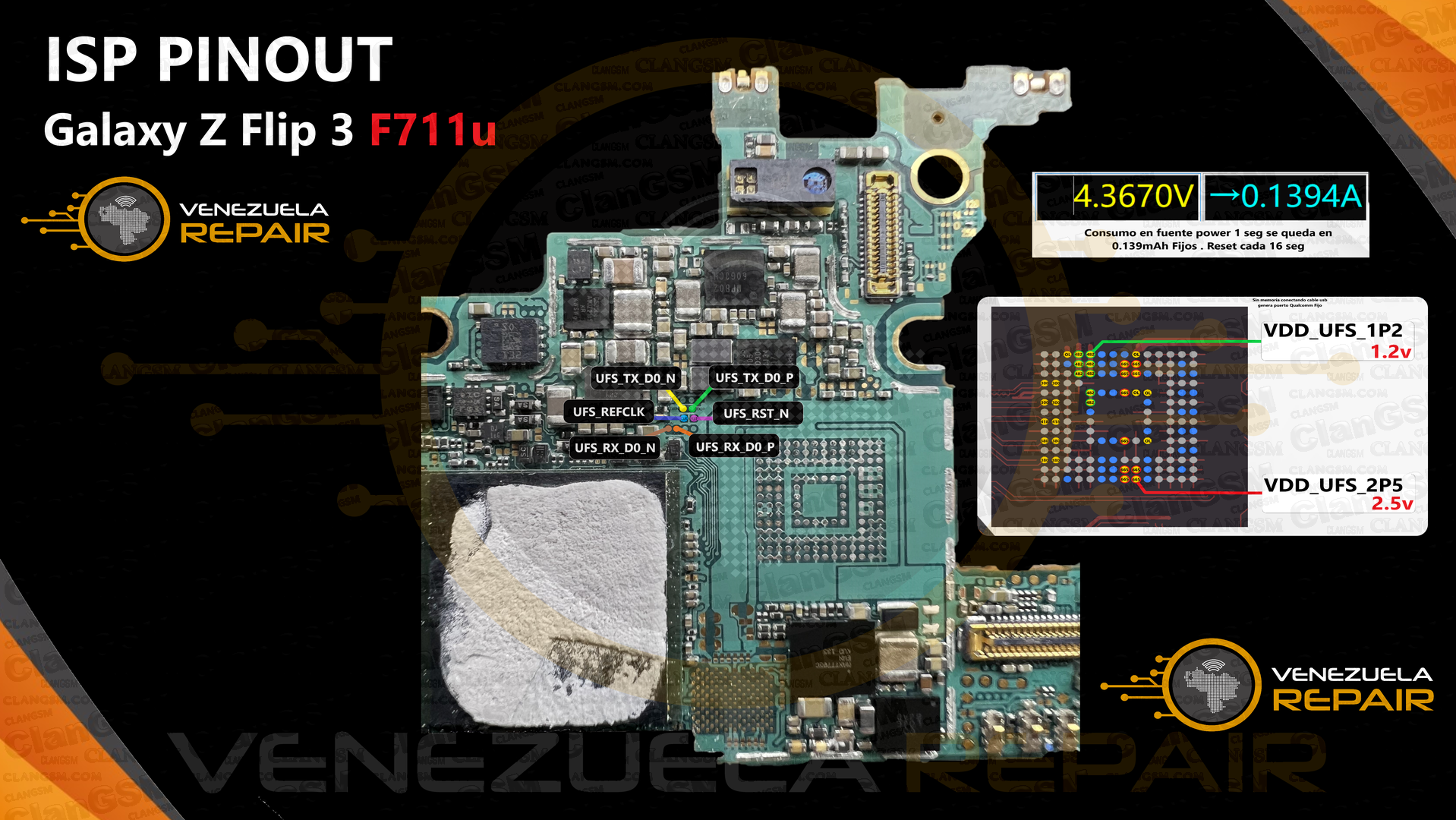 Isp Pinout Samsung Galaxy Z Flip F711u - Clan GSM - Unión de los ...