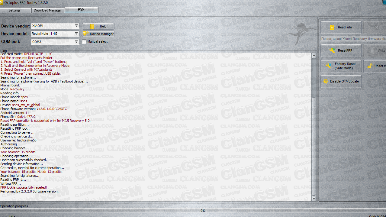 Frp Redmi Note 11 Spes 2201117tl Procesador Snapdragon 680 Qualcomm Miui Global 13.0.2 Android ...