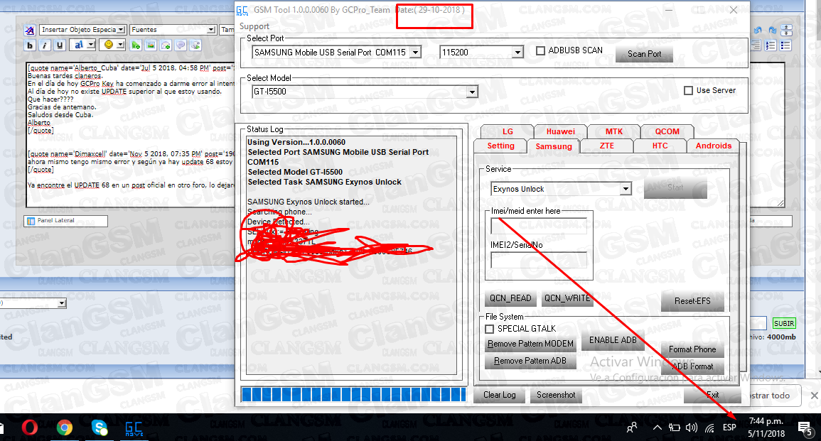 Gcpro Key Update Error!!!! - Clan GSM - Unión de los Expertos en Telefonía Celular