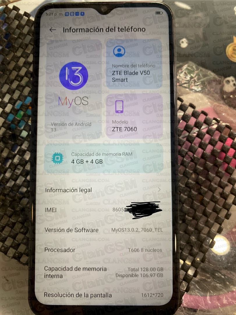 Aporte Frp Zte V50 Smart Con Unlocktool - Clan GSM - Unión de los Expertos en Telefonía Celular
