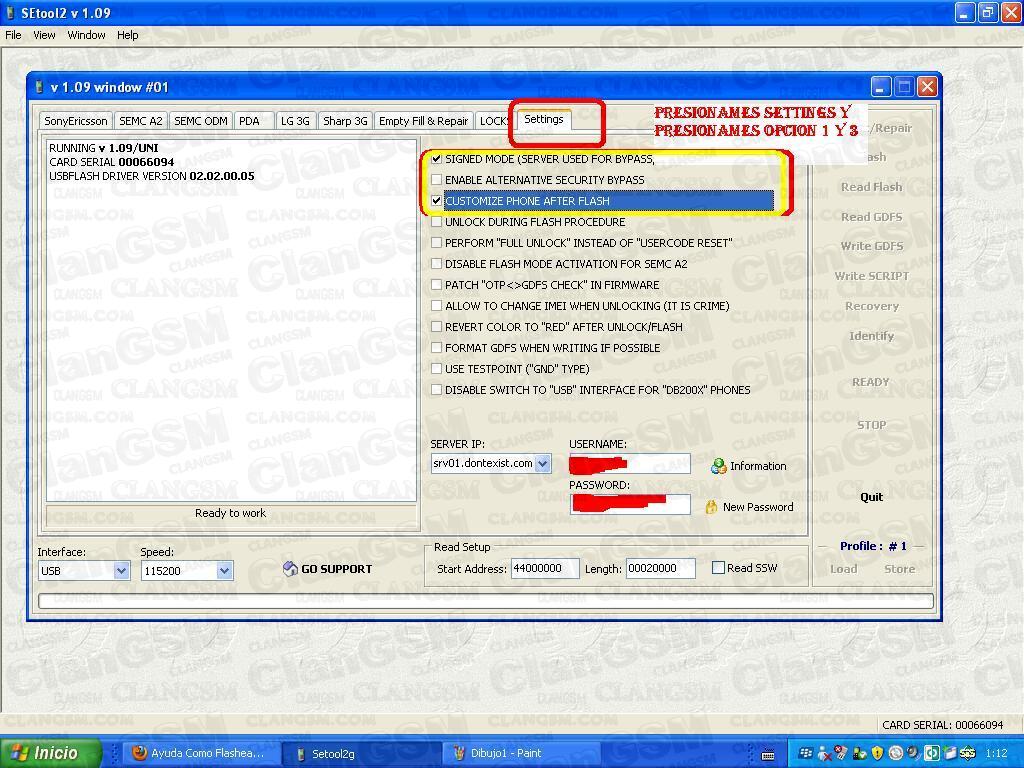 Ayuda Como Flashear Sony Ericsson W200 Con Setoolbox 3 - Clan GSM ...
