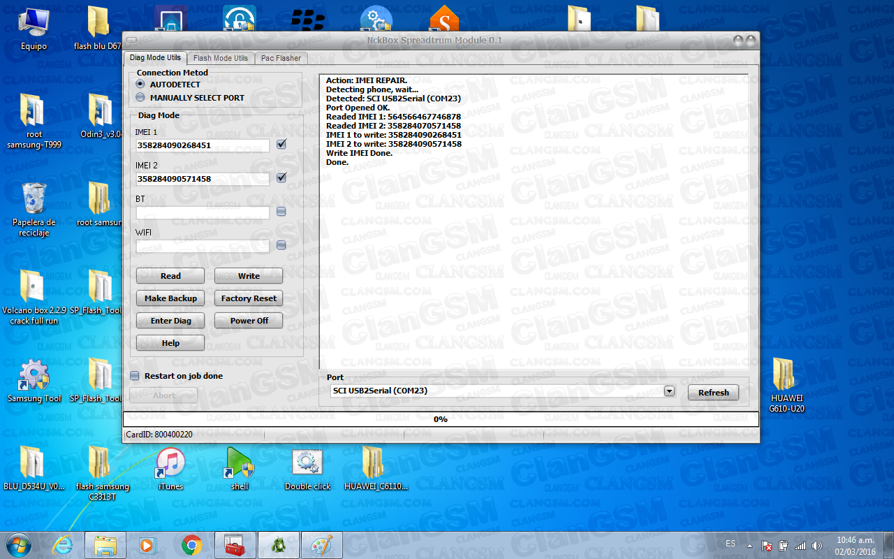 Reparar Imei Blu Sutdio 5.5 Hd S150u - Clan GSM - Unión de los Expertos en Telefonía Celular