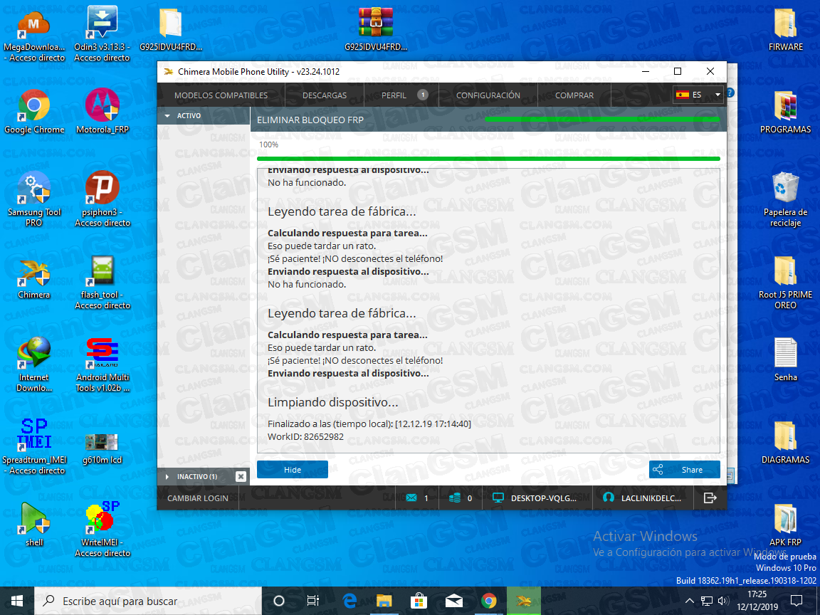 Aporte Frp Y5 2018 Chimera - Clan GSM - Unión de los Expertos en Telefonía Celular