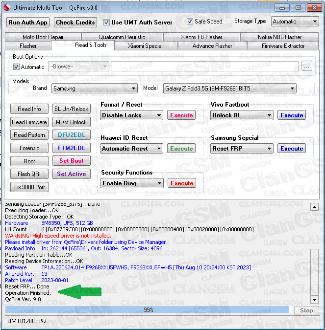 Aporte Test Point Y Entrada En Edl Con Cable Umf Y Quitar El Frp Para ...